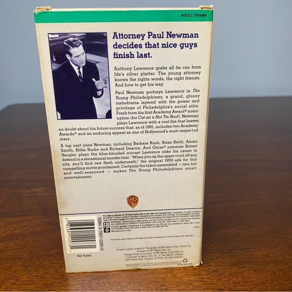 Media | The Young Philadelphians 1991 Vhs Paul Newman Barbara Rush ...